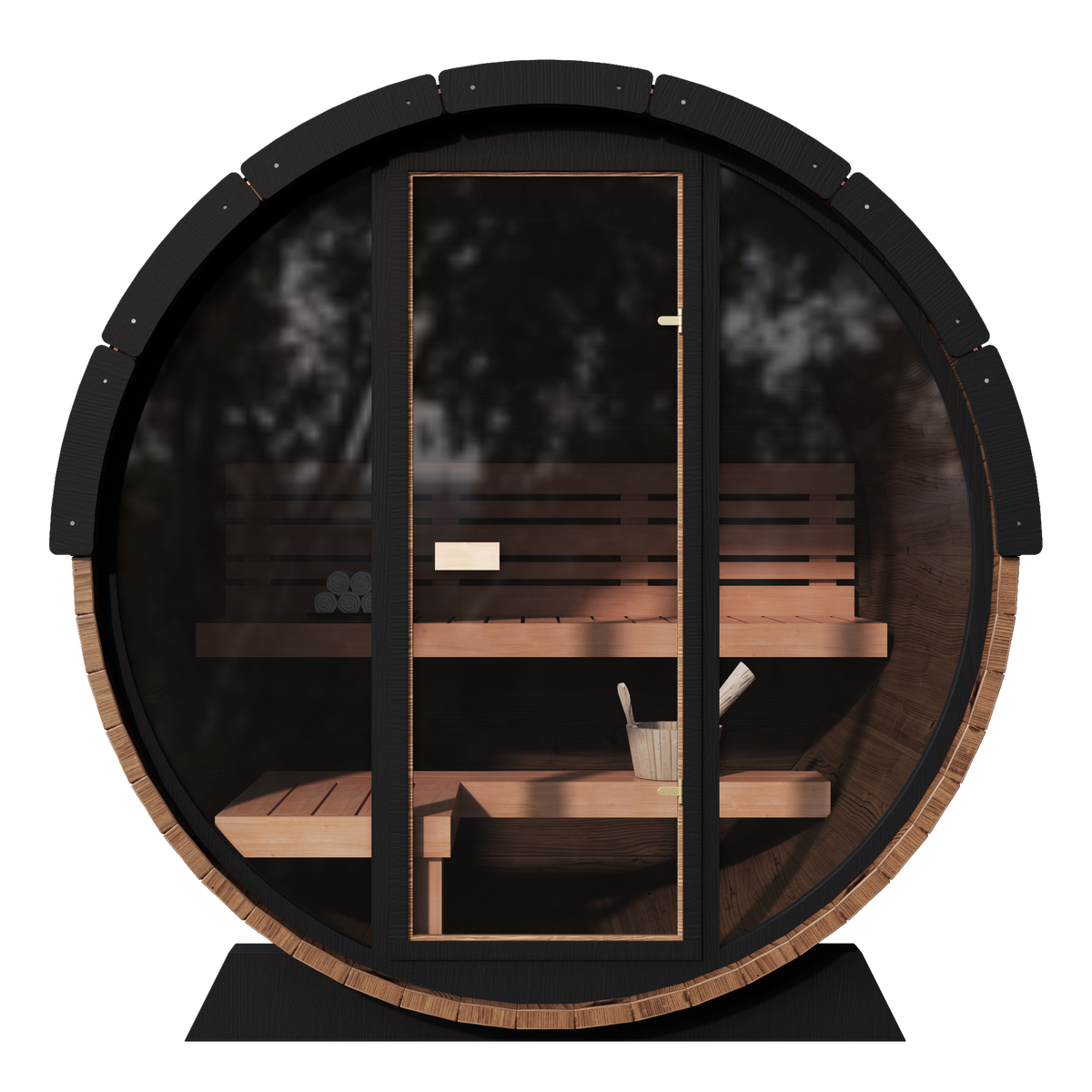 Nordic II Front Glass – Salus Saunas