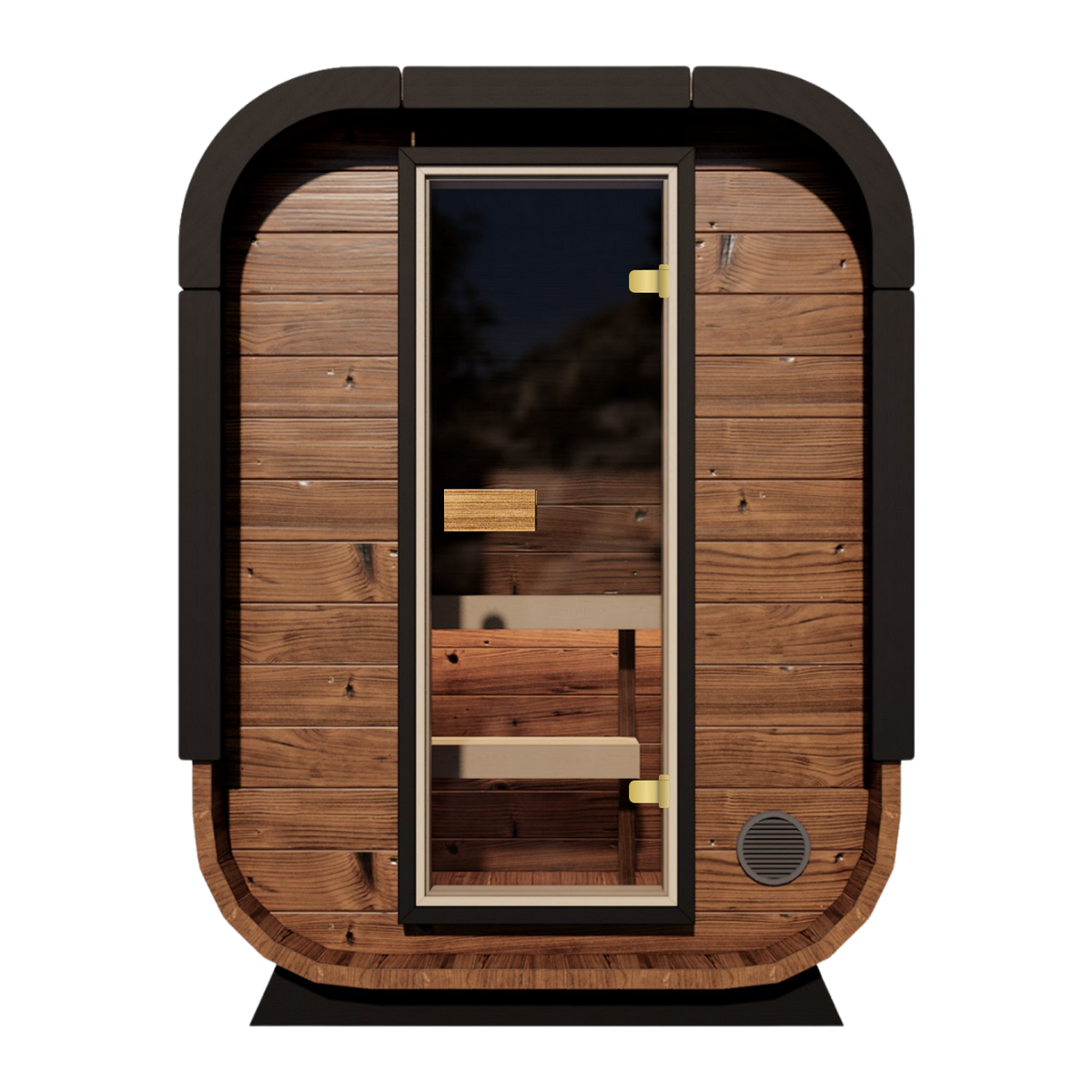 Governor Mini Traditional Outdoor Sauna - 2 Person